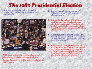 Ronald[Reagan]Presidency | PPT