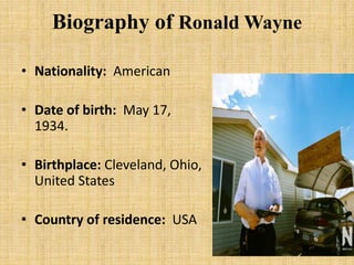 Ronald wayne | PPTX