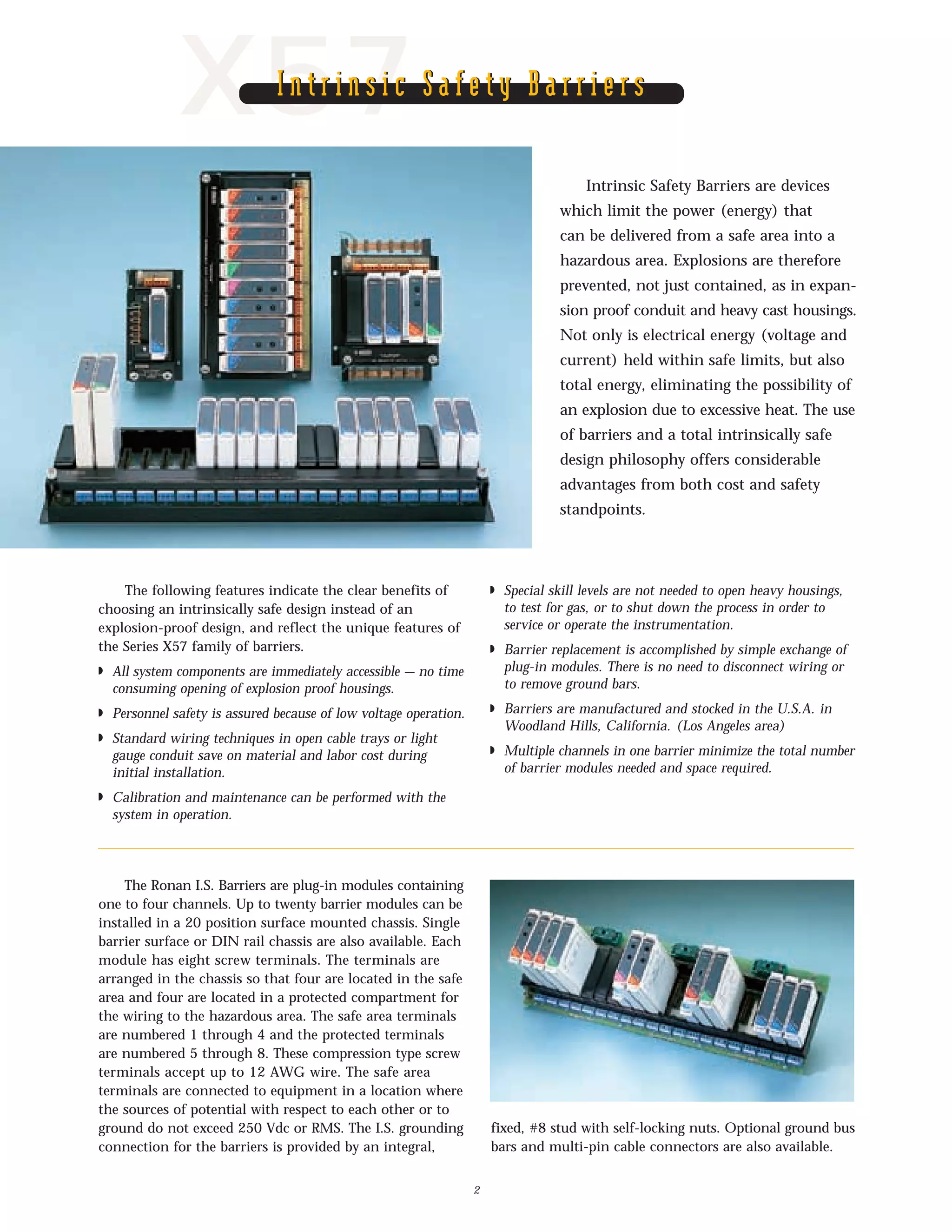 Ronan Intrinsic Safety Barriers | PDF
