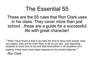 Ron Clark Powerpoint | PPTX