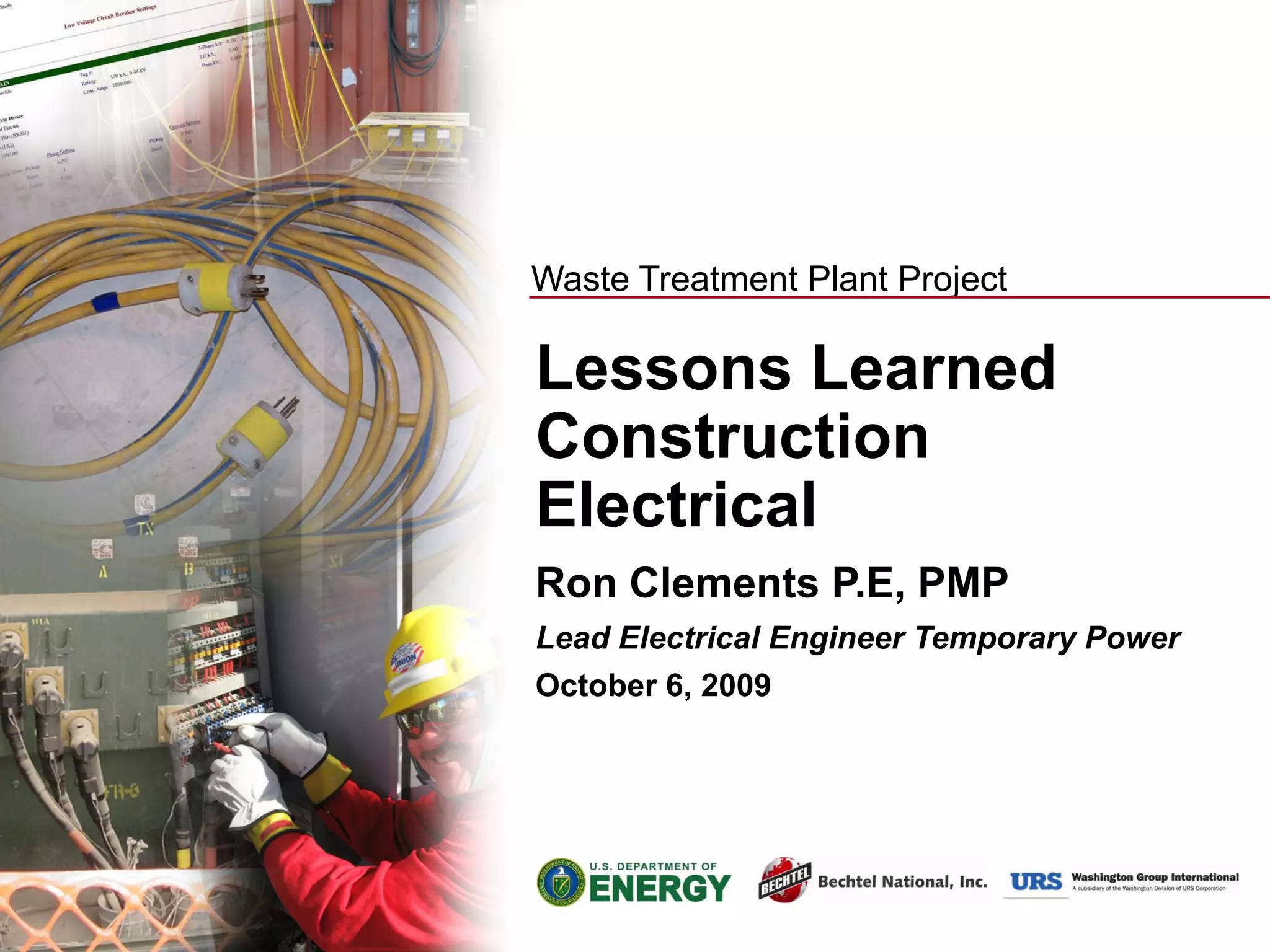 Electrical Lessons learned | PDF