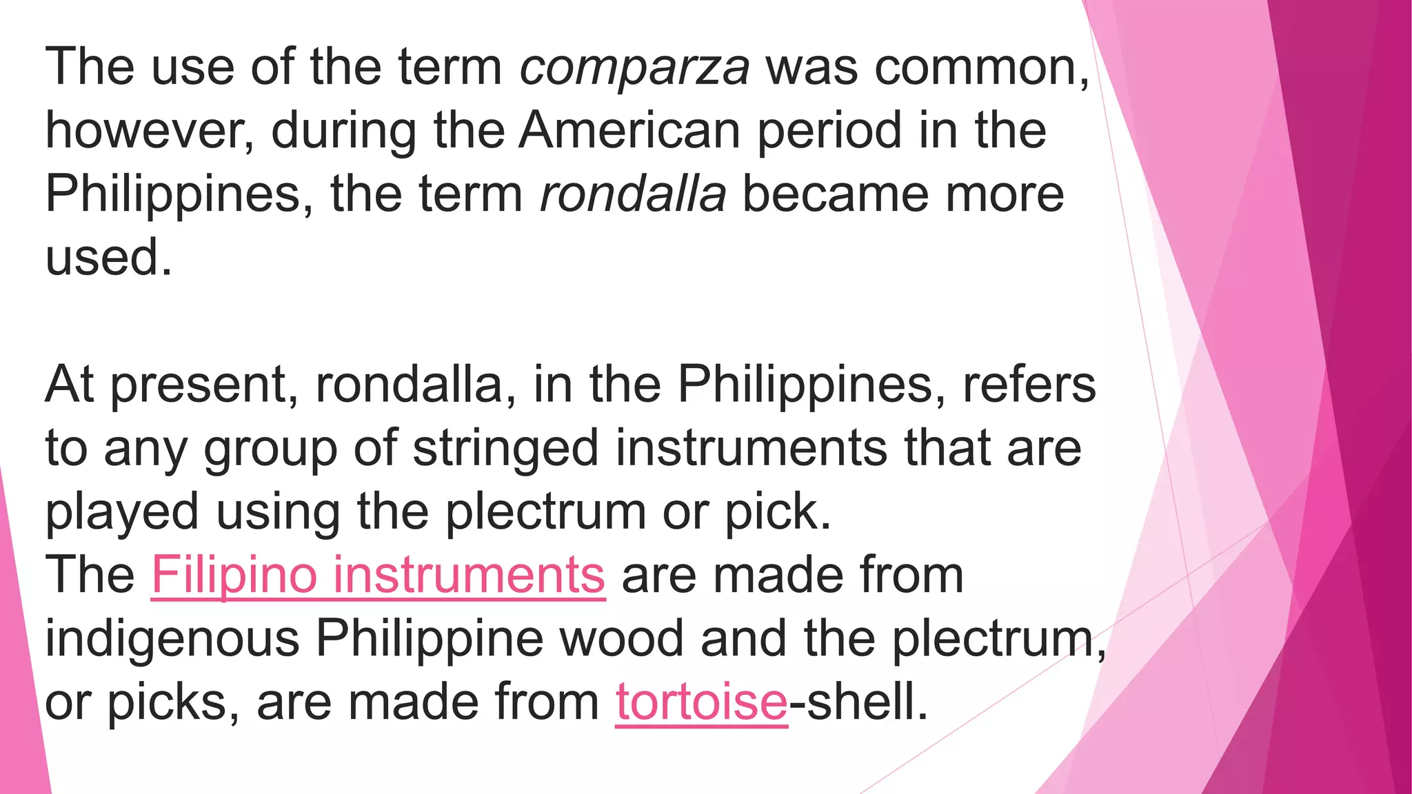 Rondalla | PPTX