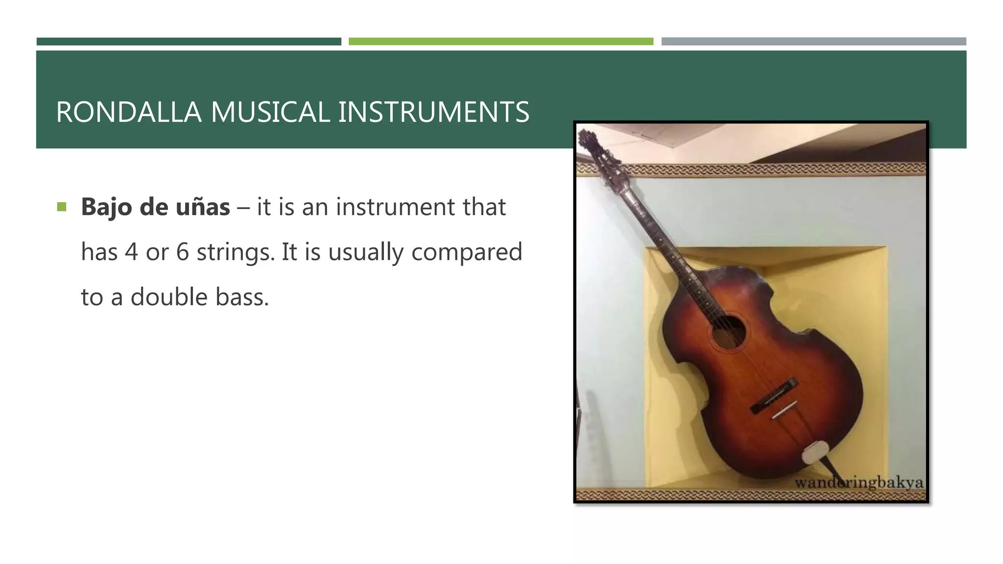 Rondalla Musical Instruments | PPTX