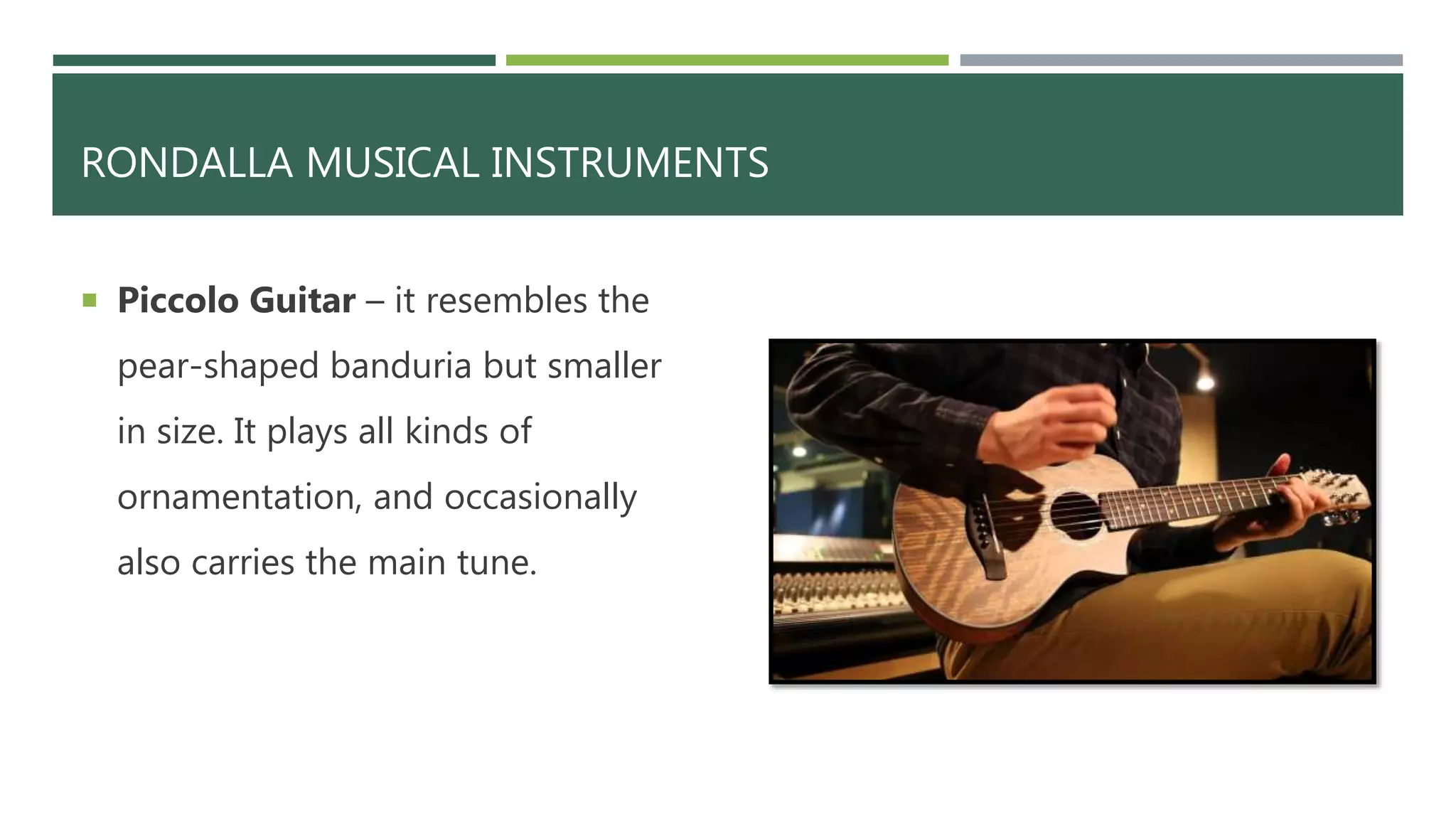 Rondalla Musical Instruments | PPTX