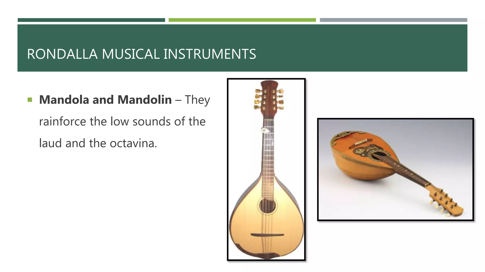 Rondalla Musical Instruments | PPTX