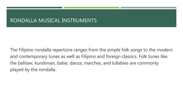 Rondalla Musical Instruments | PPTX