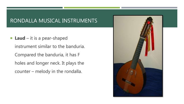 Rondalla Musical Instruments | PPTX