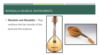 Rondalla Musical Instruments | PPTX