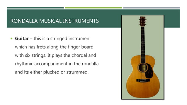 Rondalla Musical Instruments | PPTX