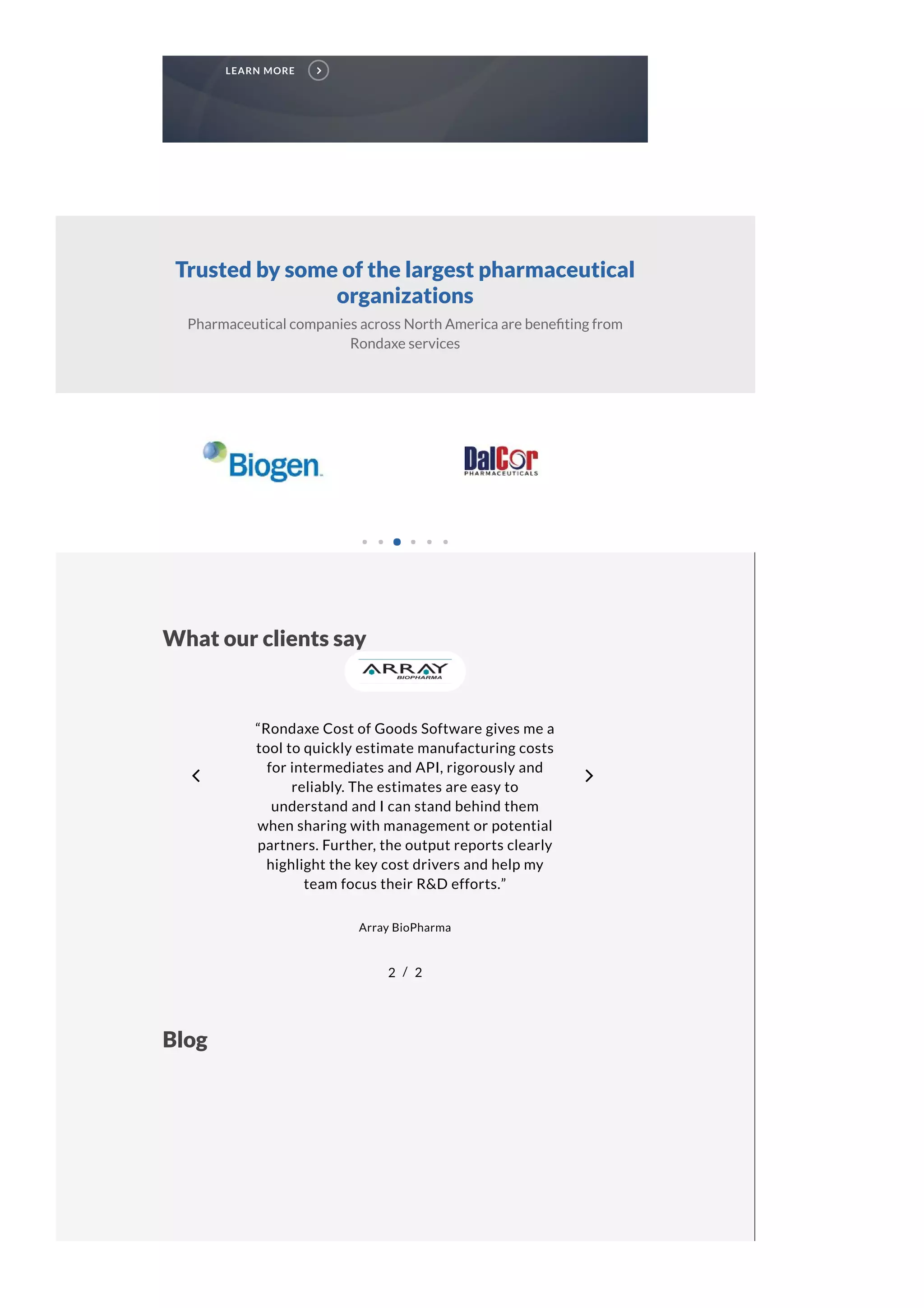 Rondaxe pharmaceutical cmc consulting and software | PDF