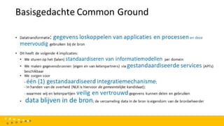 Ronde 3 principes van common ground congrestival vng realisatie | PDF