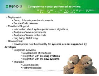 Competency center set up. Theory and Practice | PPT