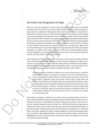 Caso de estudio- Ron de Venezuela- Planeación Estratégica | PDF
