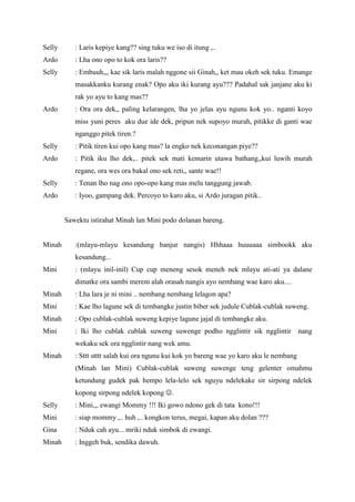 Drama bahasa jawa | DOCX