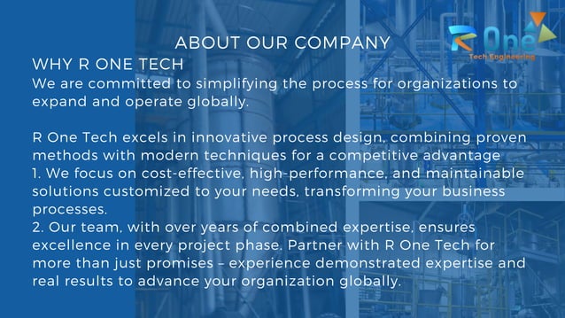 R One Tech Engineering | PPT