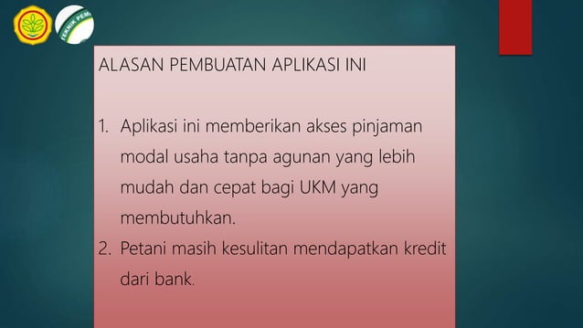 Roni (aplikasi modalku) | PPTX