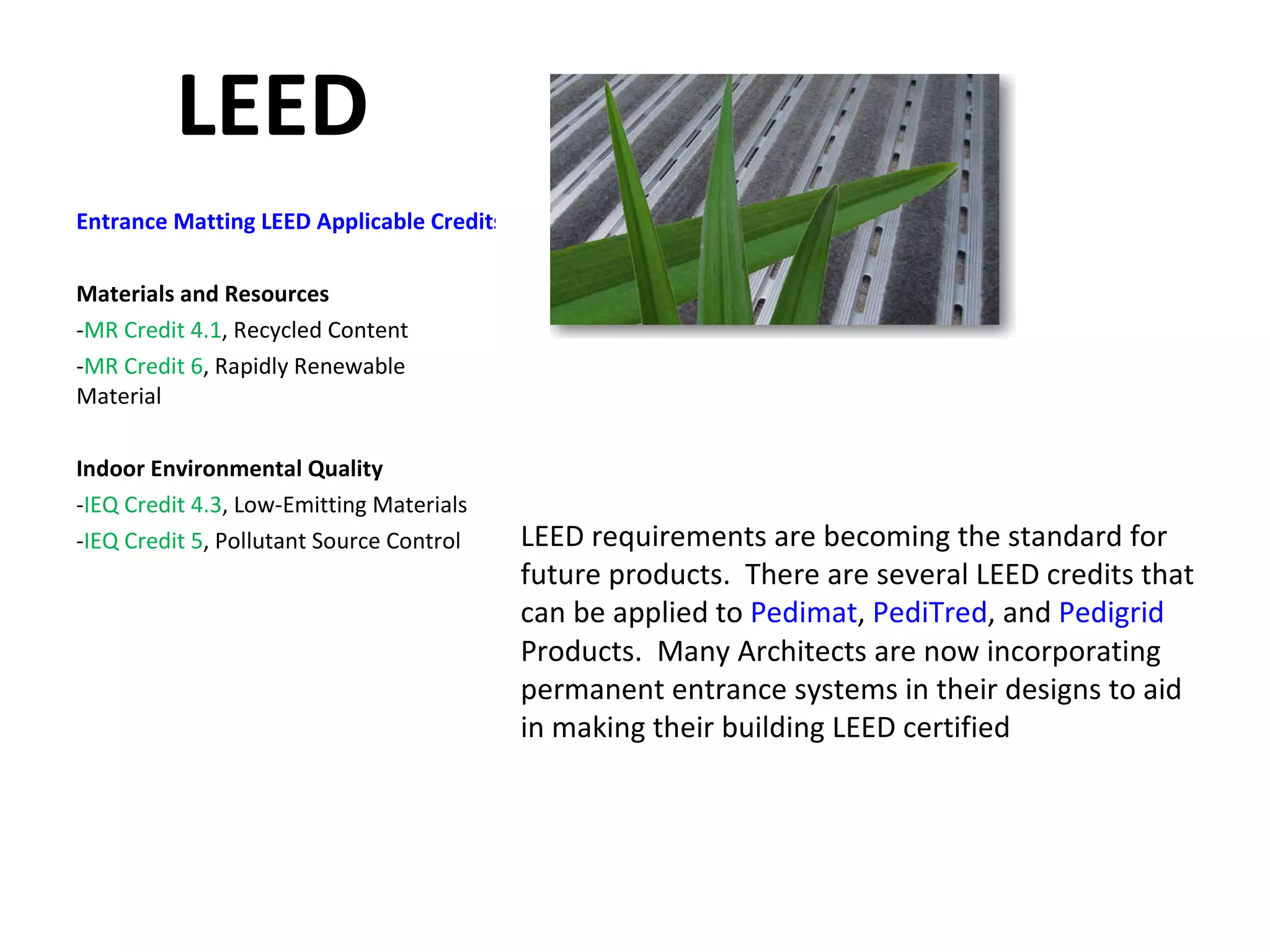 Ronick Matting Systems | PPT