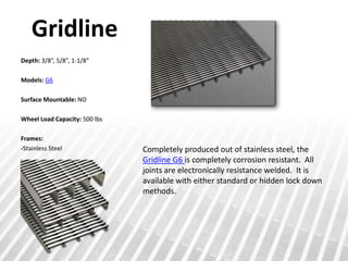 Ronick Matting Systems - pedimat, peditred, pedigrid, gridline g6 | PPT