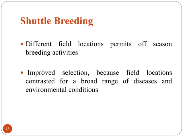 SPEED BREEDING AND ITS IMPLICATIONS IN CROP IMPROVEMENT | PPTX