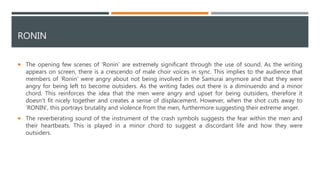 Ronin | PPTX | Movies | Entertainment