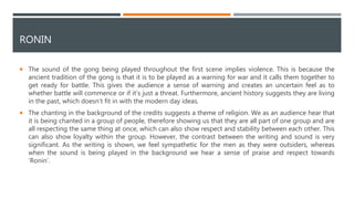 Ronin | PPTX | Movies | Entertainment