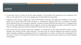 Ronin | PPTX | Movies | Entertainment