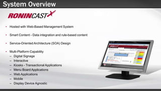 Ronin cast overview 3-21-2013 | PPTX | Operating Systems | Computer ...