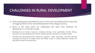 challenge in rural devlopment area Poverty: A major cause of rural ...
