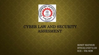Cyber Law and Human Rights | PPT