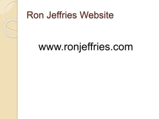 Ron Jeffries | PPT