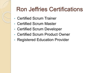 Ron Jeffries | PPT