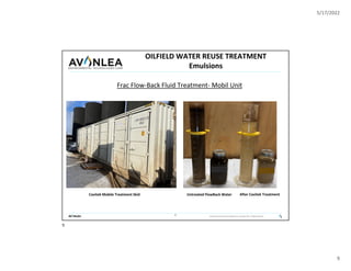 MOBILE ON-SITE FRAC FLOWBACK AND PRODUCED WATER TREATMENT SERVICE | PDF