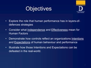 Human Factors in Barrier Thinking | PPTX
