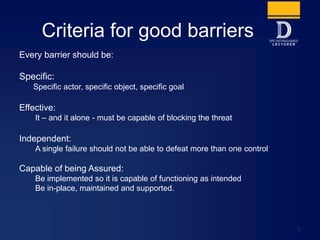 Human Factors in Barrier Thinking | PPTX