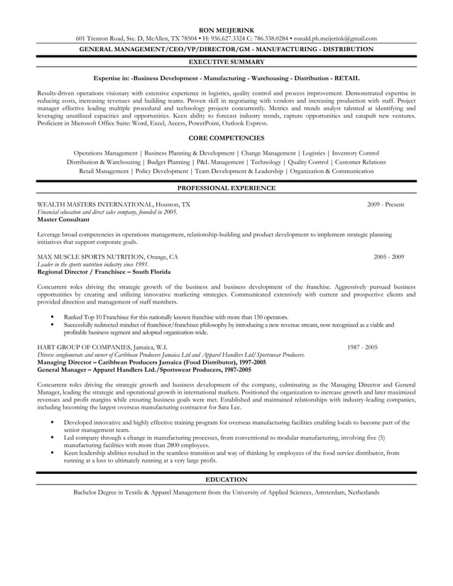 Ron Meijerinkresume1.1 | PDF