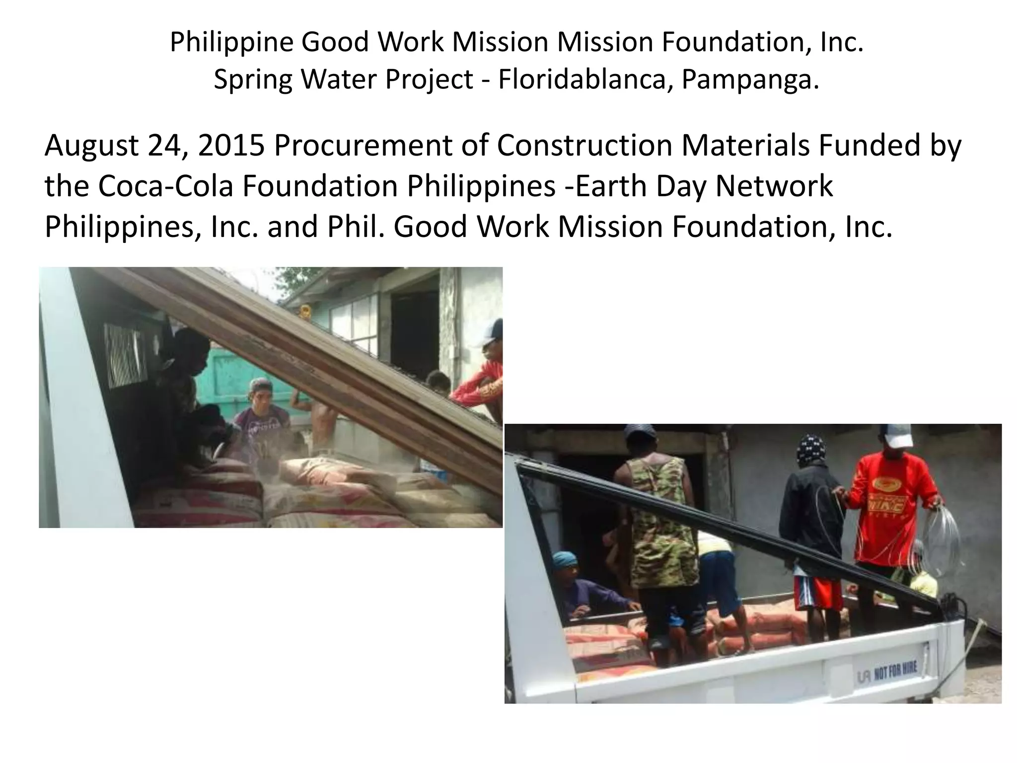 Philippines | Jun-16 | Philippine Good Work Mission Mission Foundation ...