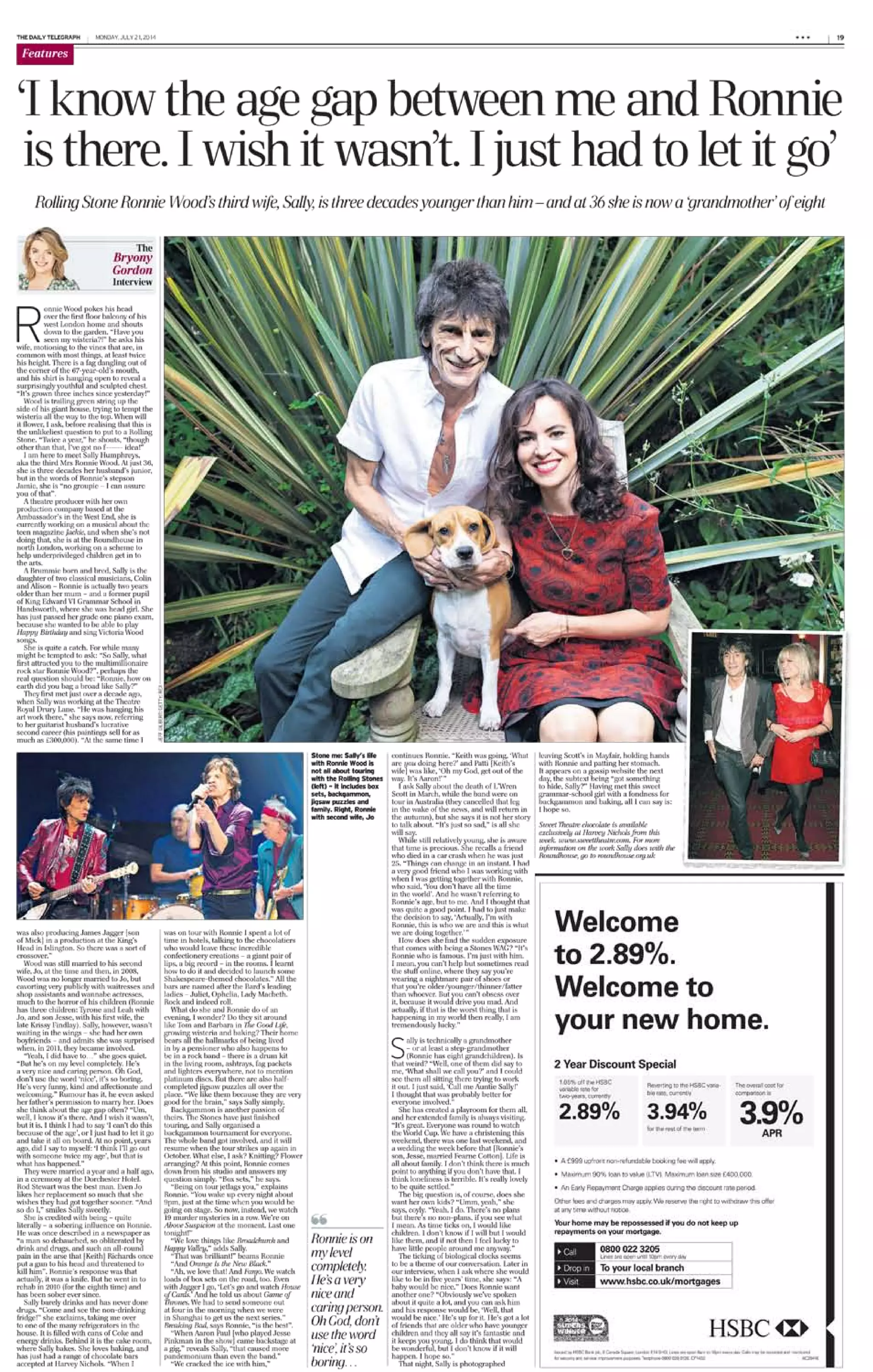 Ronnie and Sally Wood portrait for Daily Telegraph interview | PDF