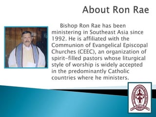 Ron Rae Ministries | PPTX | Christianity | Religion & Spirituality