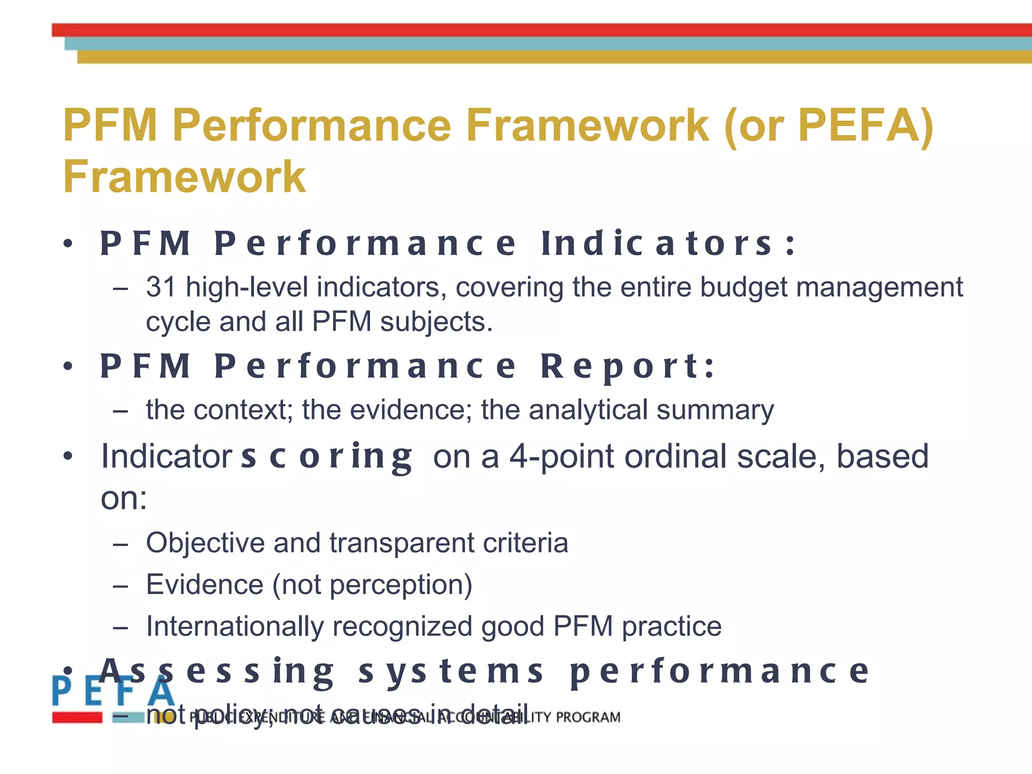 Ronsolt the pefa framework a tool for monitoring government ...