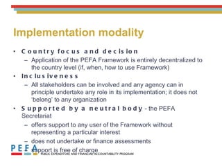 Ronsolt the pefa framework a tool for monitoring government ...