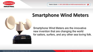 Smartphone Wind Meters - Ronstan Industrial