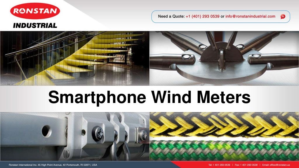 Smartphone Wind Meters - Ronstan Industrial