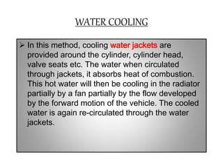 LUBRICATING AND COOLING SYSTEM | PPTX