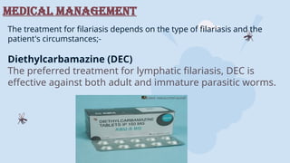 FILARIASIS PPT.................................. | PPTX