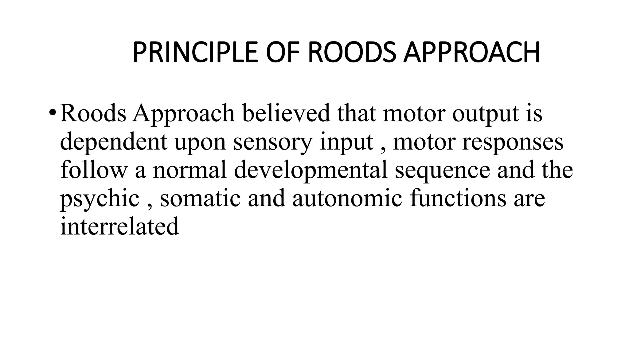 Roods approach | PPTX