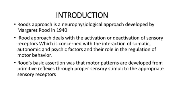 Roods approach | PPTX