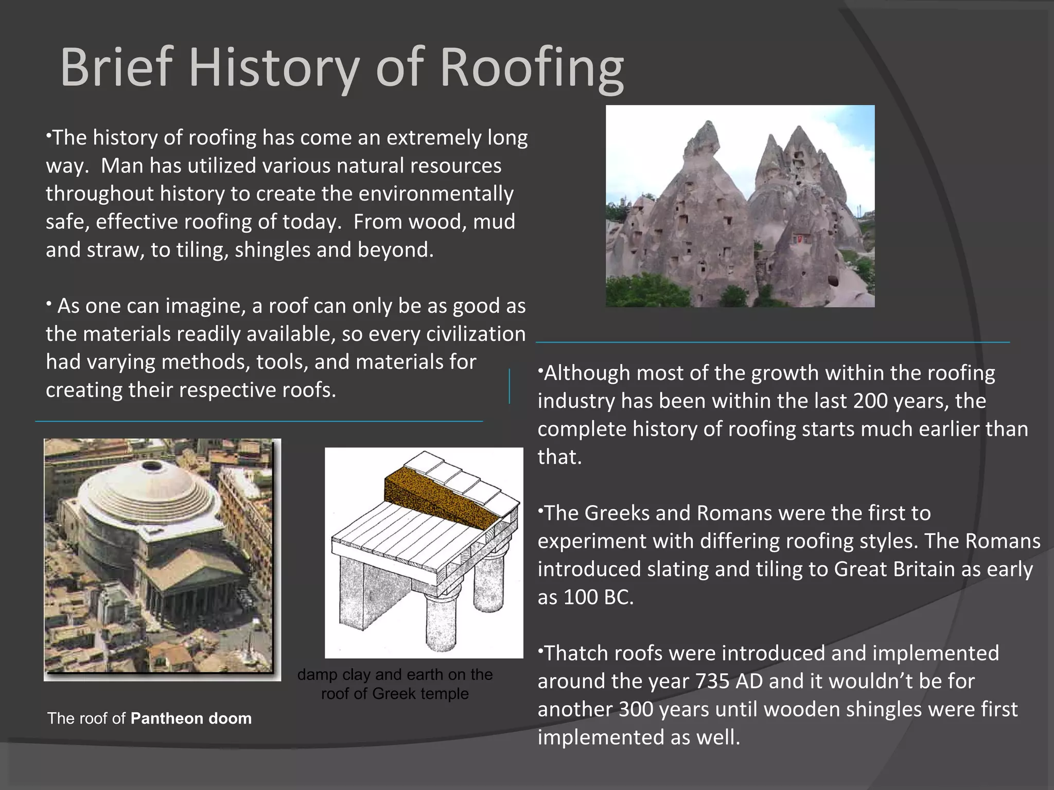 Roofs and roof covering | PPT