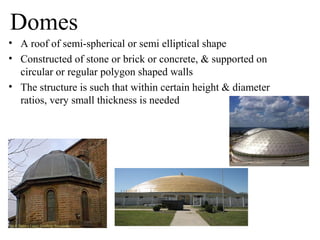 Roof structures and Types of roofs | PPT
