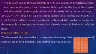 Roof and flooring tiles | PPTX