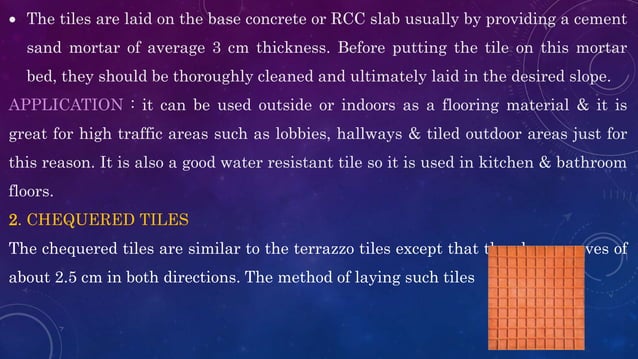 Roof and flooring tiles | PPTX